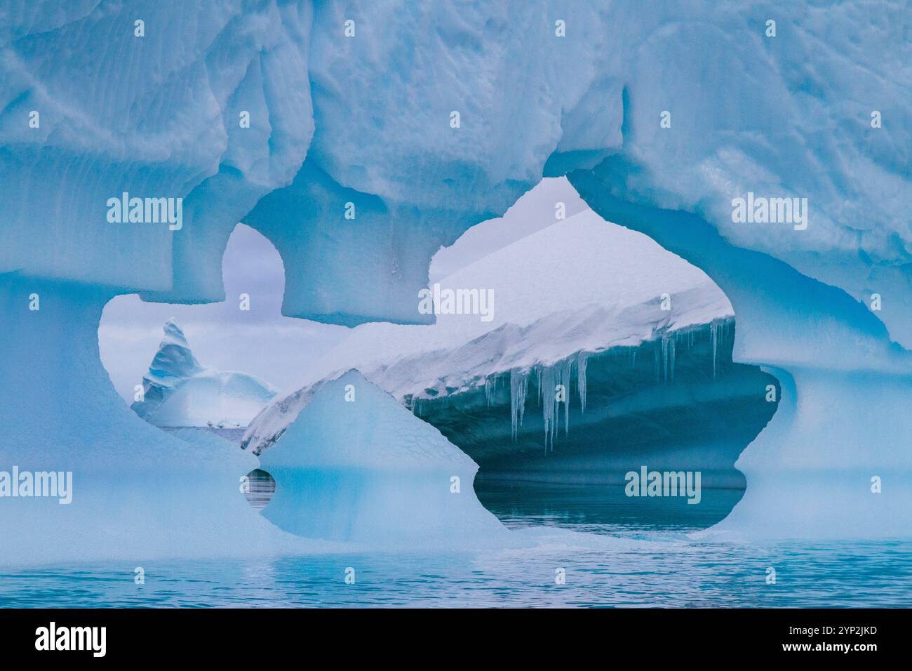 Iceberg detail in and around the Antarctic Peninsula during the austral ...