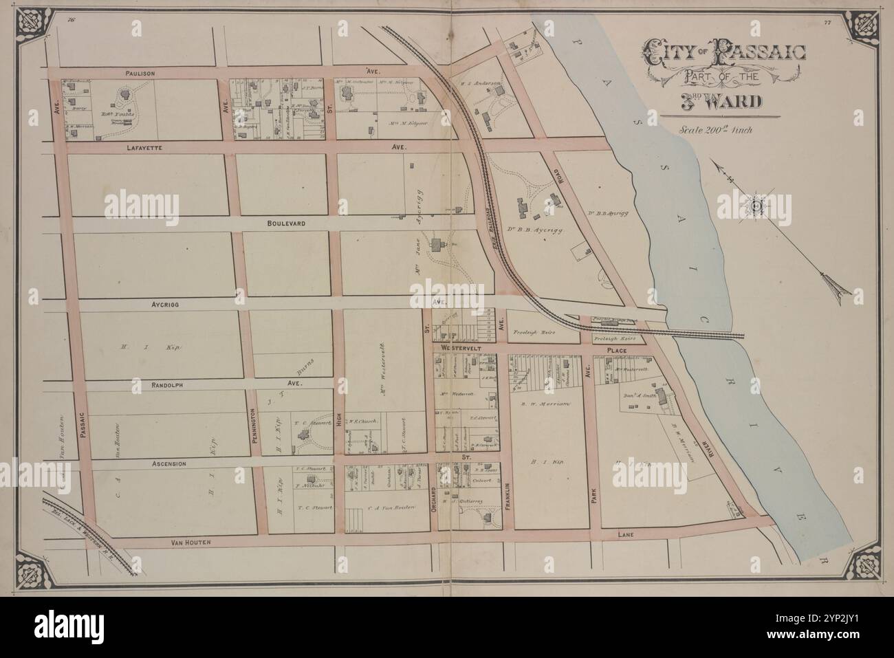 Paterson map hi-res stock photography and images - Alamy