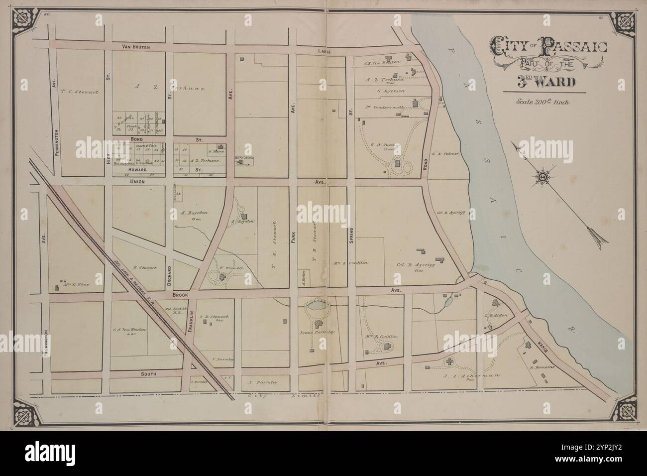Paterson map hi-res stock photography and images - Alamy