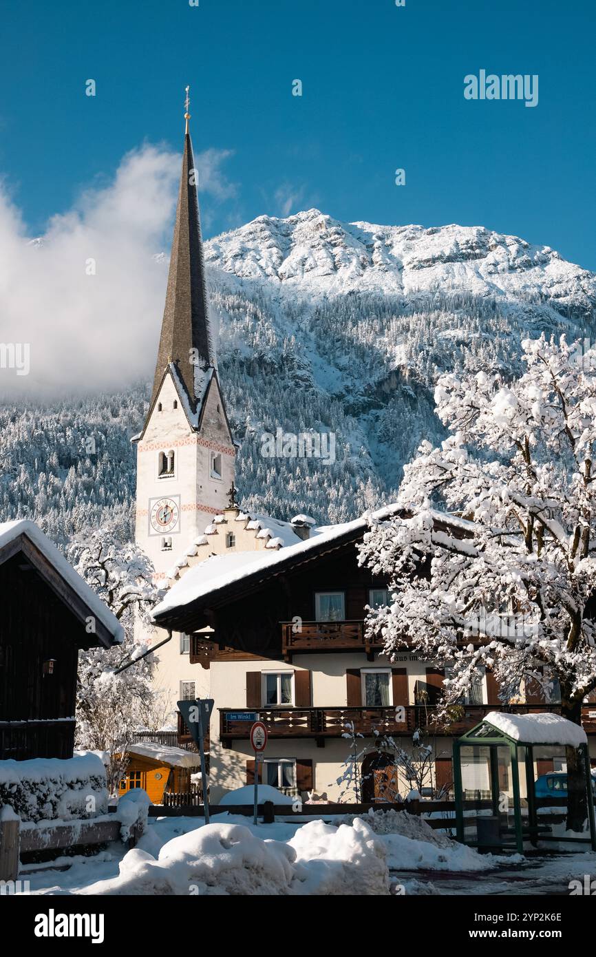 German mountain village in warm hi-res stock photography and images - Alamy