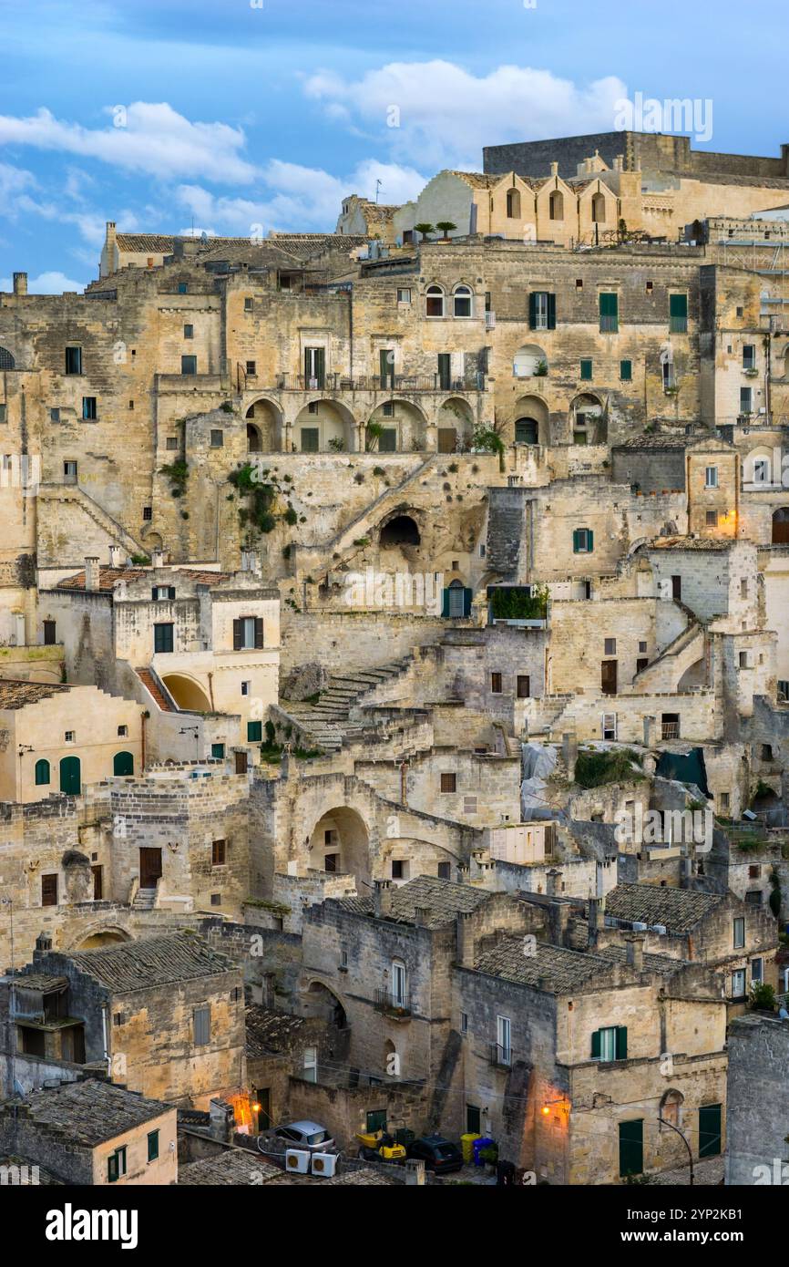 Matera ancient city traditional stone houses in detail, Matera ...