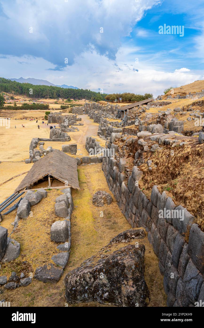 Archaeological site of Sacsayhuaman, UNESCO World Heritage Site, Cusco, Cusco Region, Peru ...