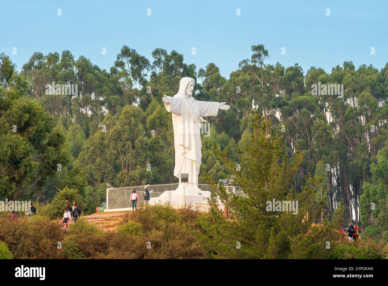 Sculpture of White Christ (Cristo Blanco) above Cusco, Cusco Region ...