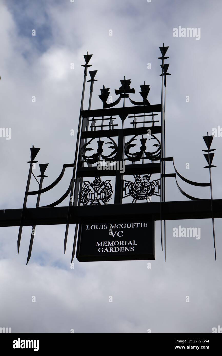 Louis mcguffie vc memorial gardens hi-res stock photography and images ...