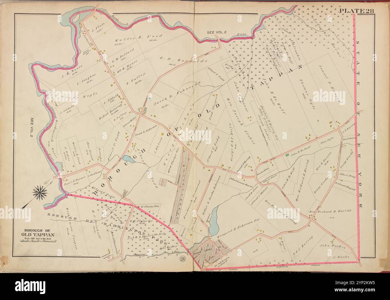 Bergen county map hi-res stock photography and images - Alamy