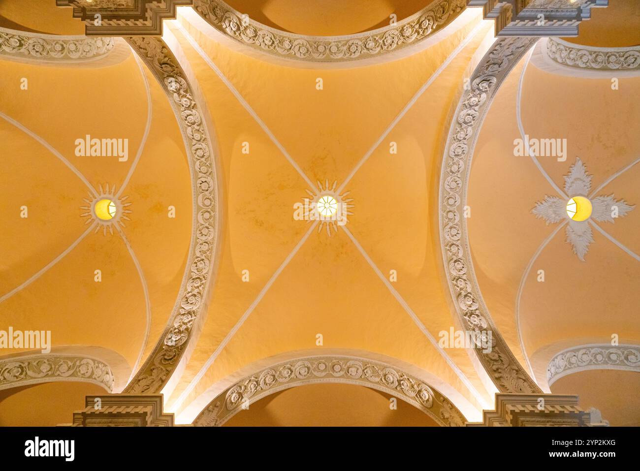 Ceiling of Basilica Cathedral of Arequipa, UNESCO World Heritage Site ...