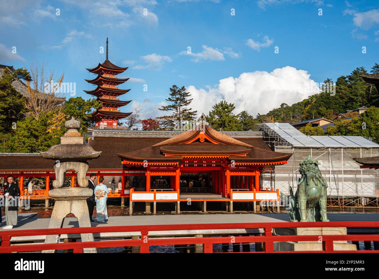 Itsukushima Shrine, Shinto temple, on Miyajima Island, UNESCO World ...