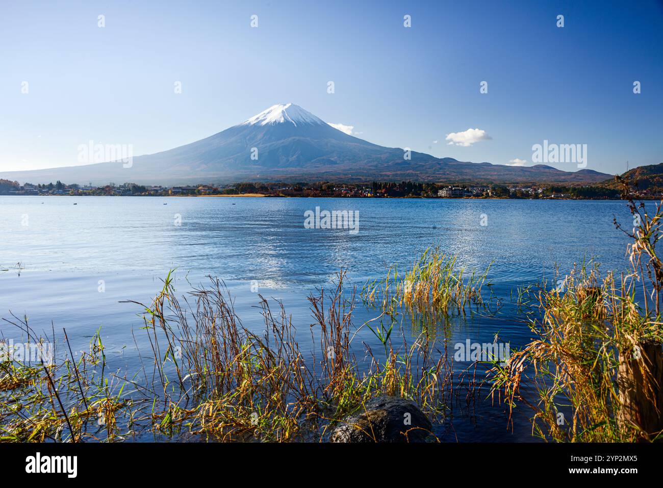 Mount Fujiyama (Mount Fuji), UNESCO World Heritage Site, ice capped ...