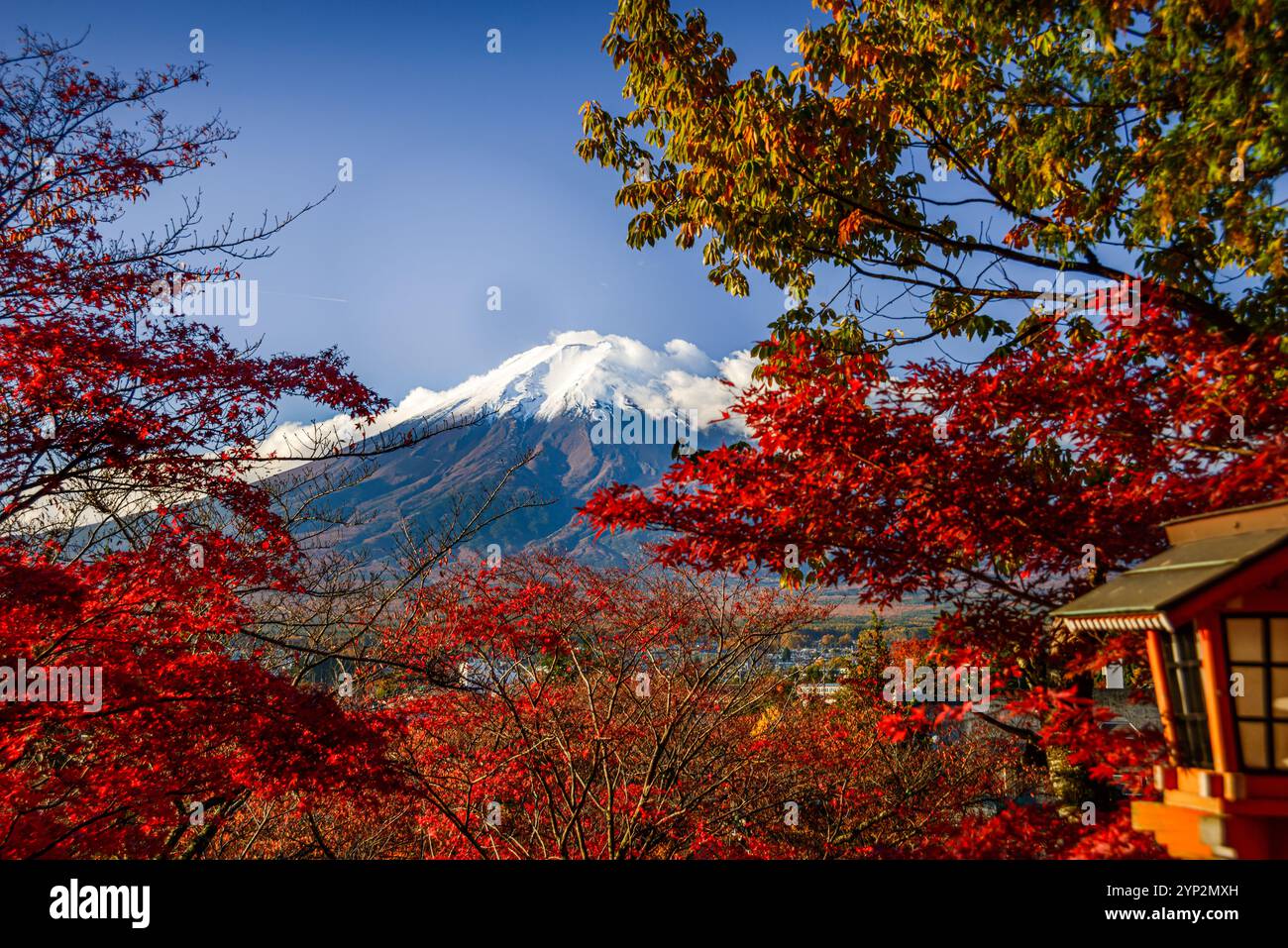 Mount Fujiyama (Mount Fuji), UNESCO World Heritage Site, iconic volcano ...