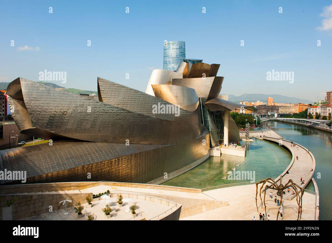 Guggenheim Museum designed by architect Frank Gehry, Bilbao, province ...