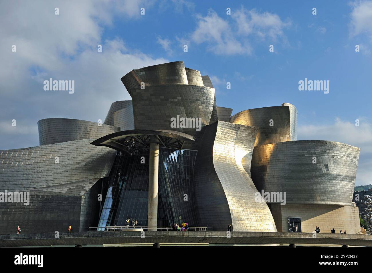 Guggenheim Museum designed by architect Frank Gehry, Bilbao, province ...