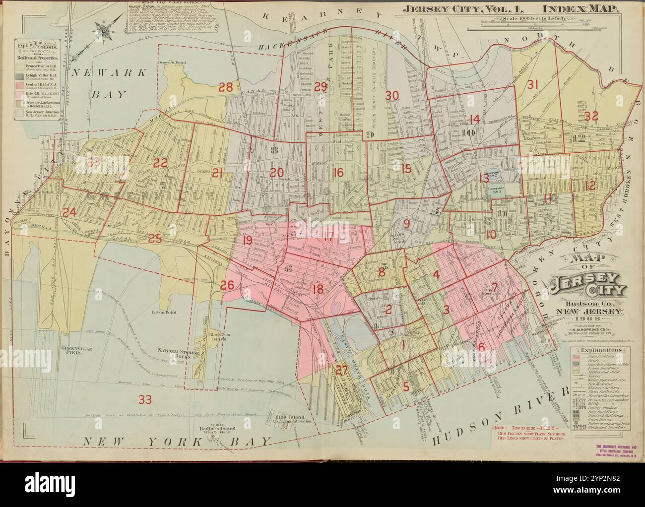 1908 map hi-res stock photography and images - Alamy