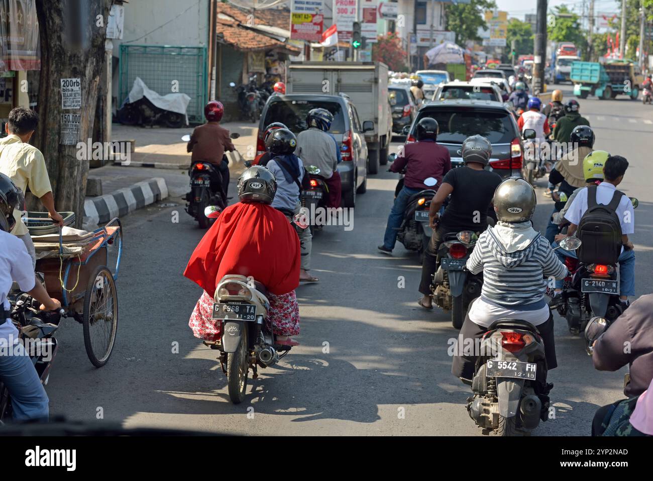 Street of Pekalongan, Java island, Indonesia, Southeast Asia, Asia ...