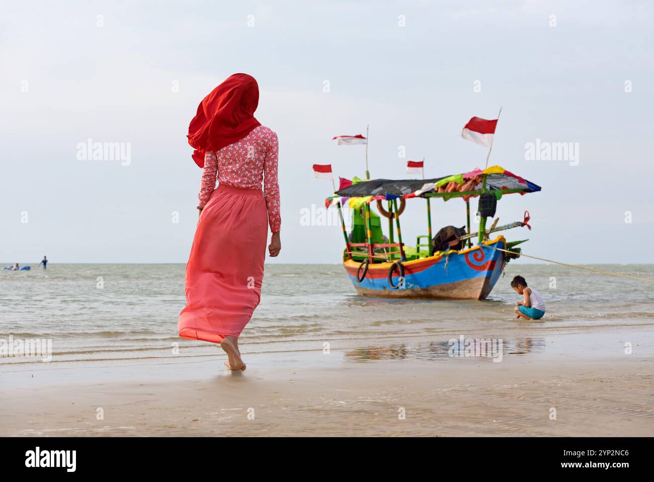 Karangjahe Beach near Lasem, Java island, Indonesia, Southeast Asia ...