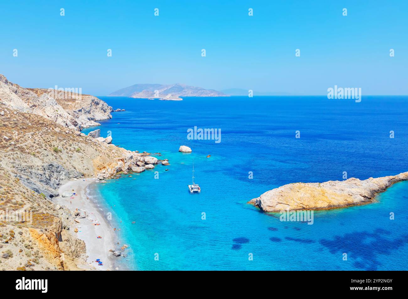 Katergo beach, Folegandros Island, Cyclades Islands, Greek Islands ...