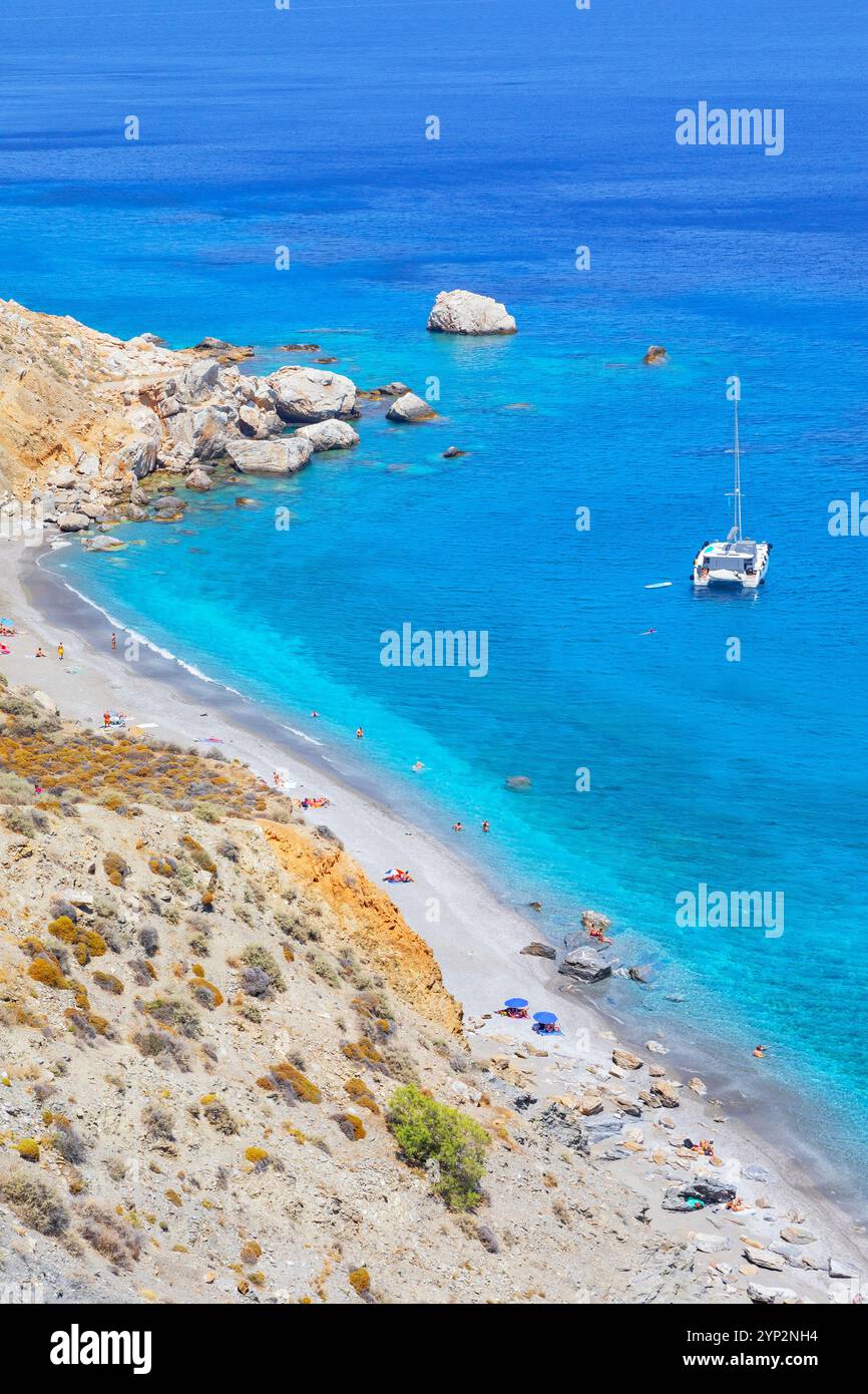 Katergo beach, Folegandros Island, Cyclades Islands, Greek Islands ...