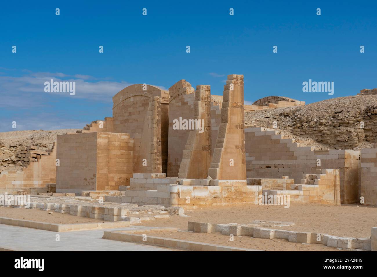 Complex of Saqqara, UNESCO World Heritage Site, Egypt, North Africa ...