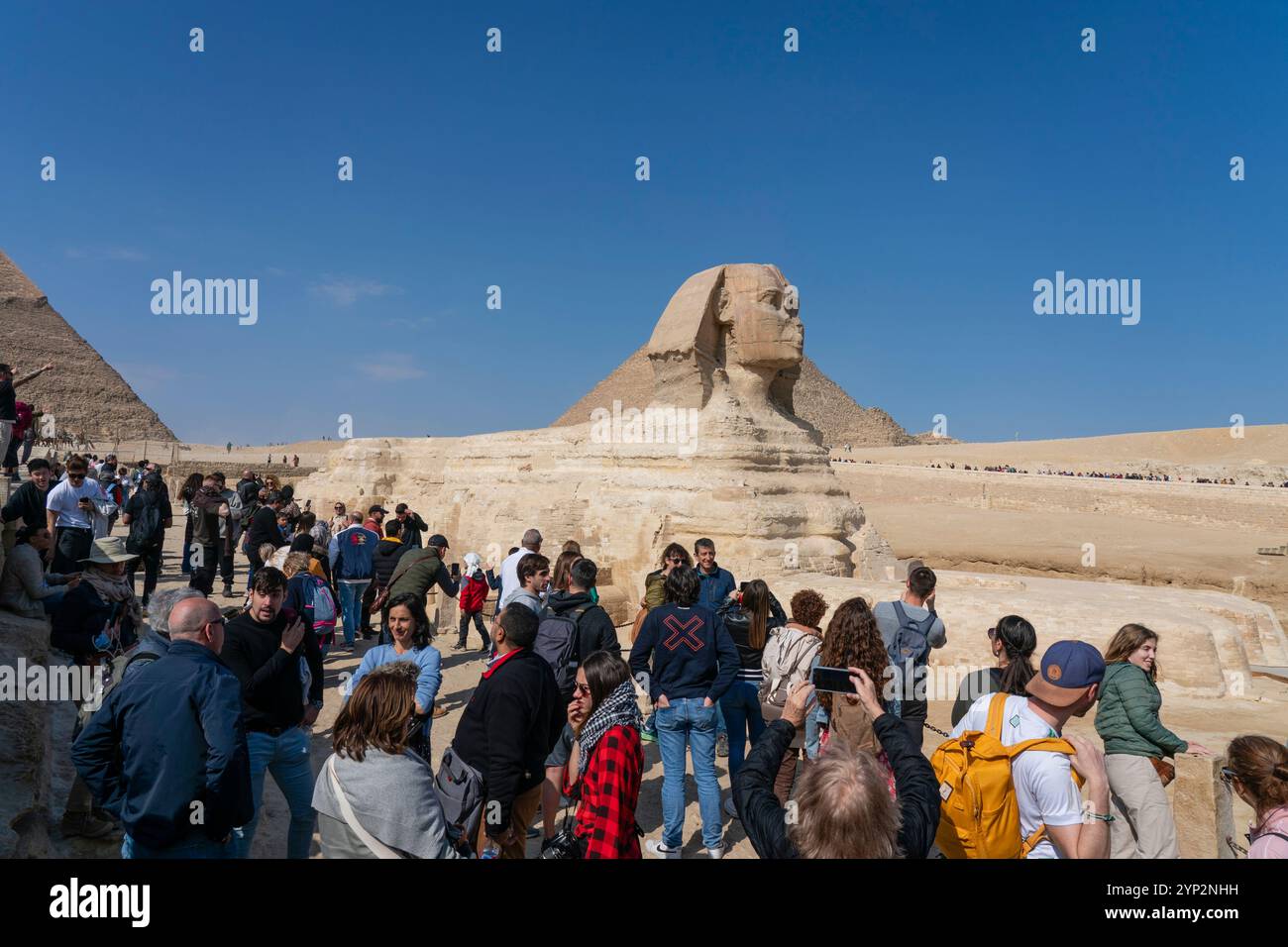 The Great Sphinx at the Great Pyramid complex, UNESCO World Heritage ...