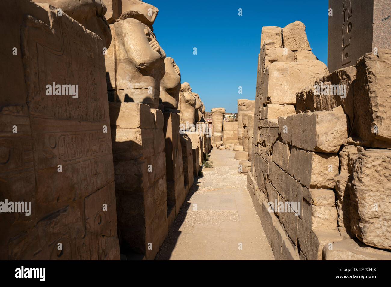 Temple of Amun, Temple complex of Karnak, UNESCO World Heritage Site ...