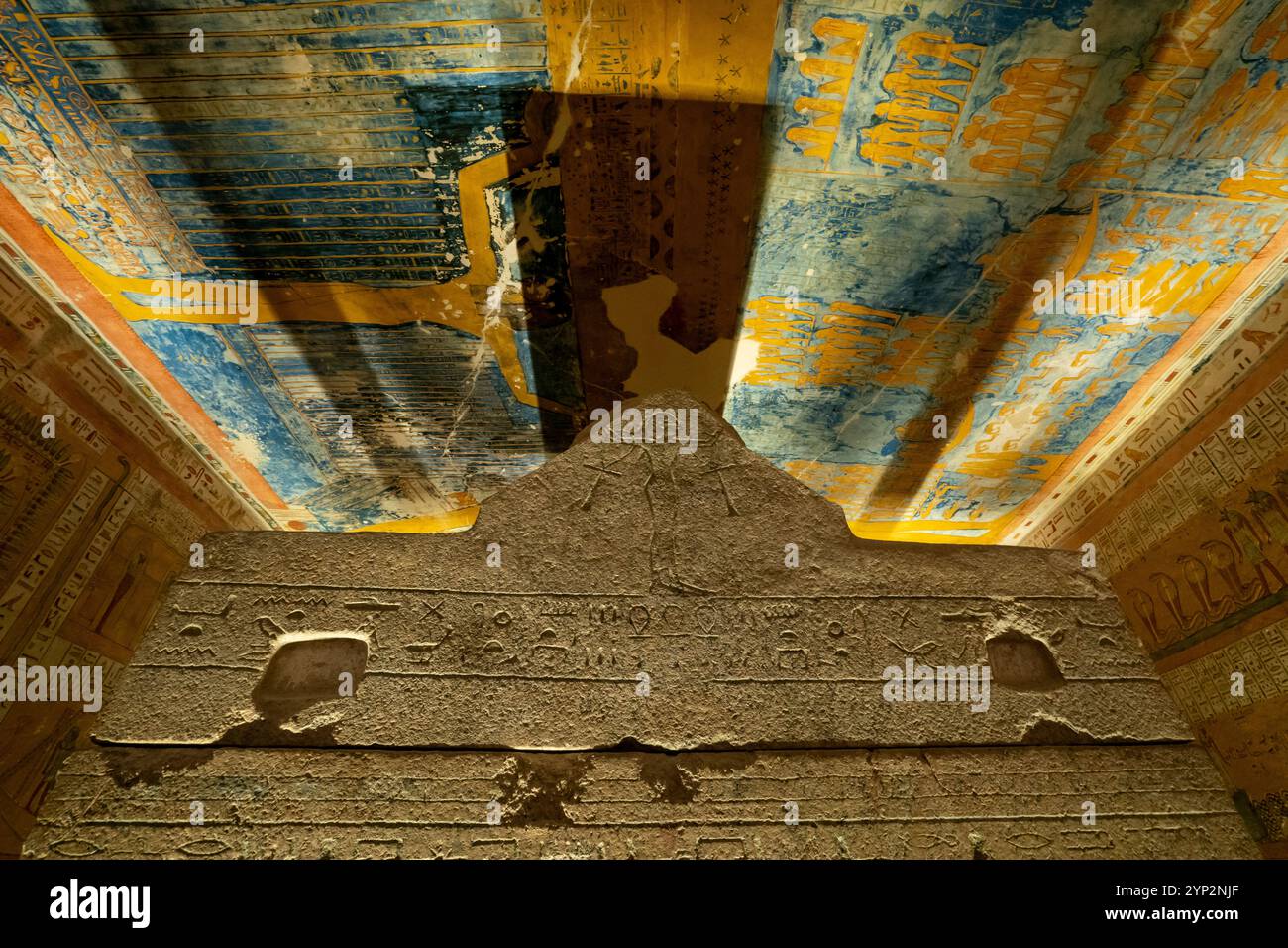 Ramses IV tomb, Valley of the Kings, UNESCO World Heritage Site, Thebes ...