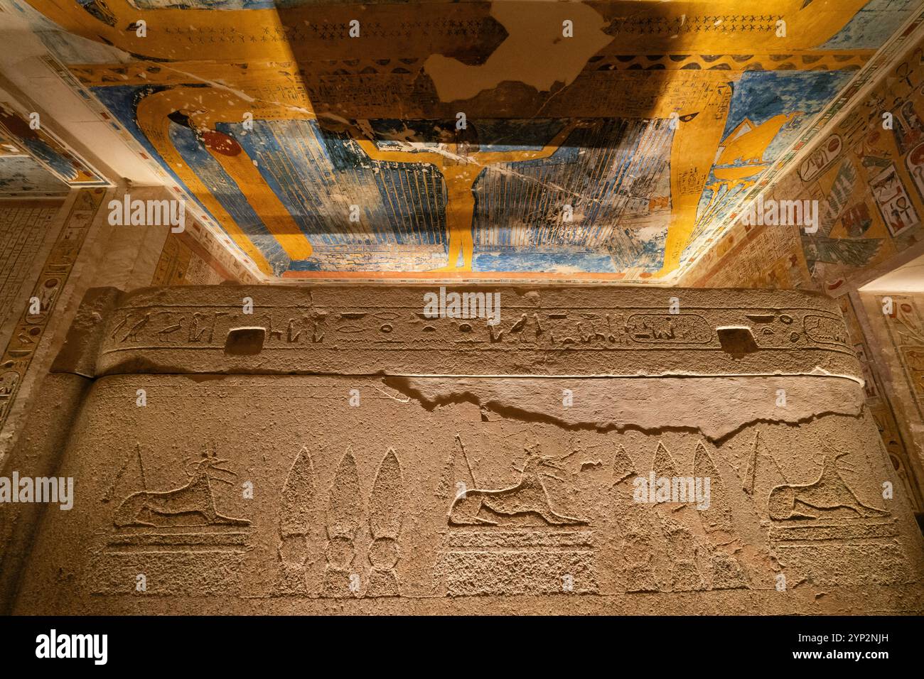 Ramses IV tomb, Valley of the Kings, UNESCO World Heritage Site, Thebes ...