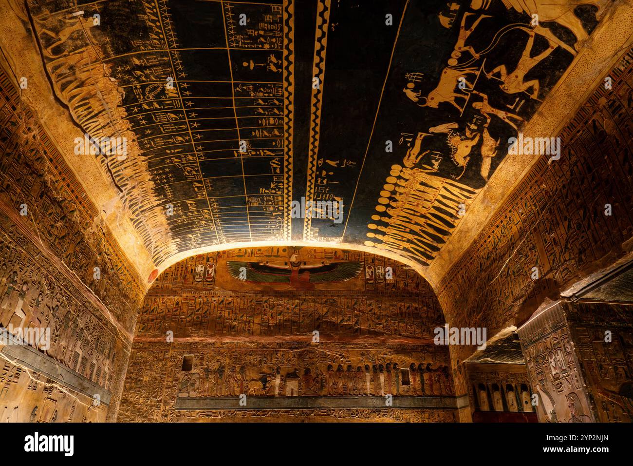 Tomb of Seti I, Valley of the Kings, UNESCO World Heritage Site, Thebes ...