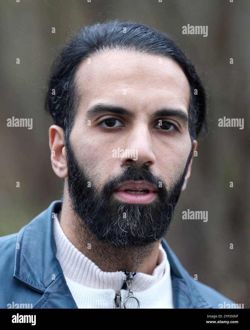 Hamburg, Germany. 27th Nov, 2024. Actor Amer El-Erwadi as Momodou ...