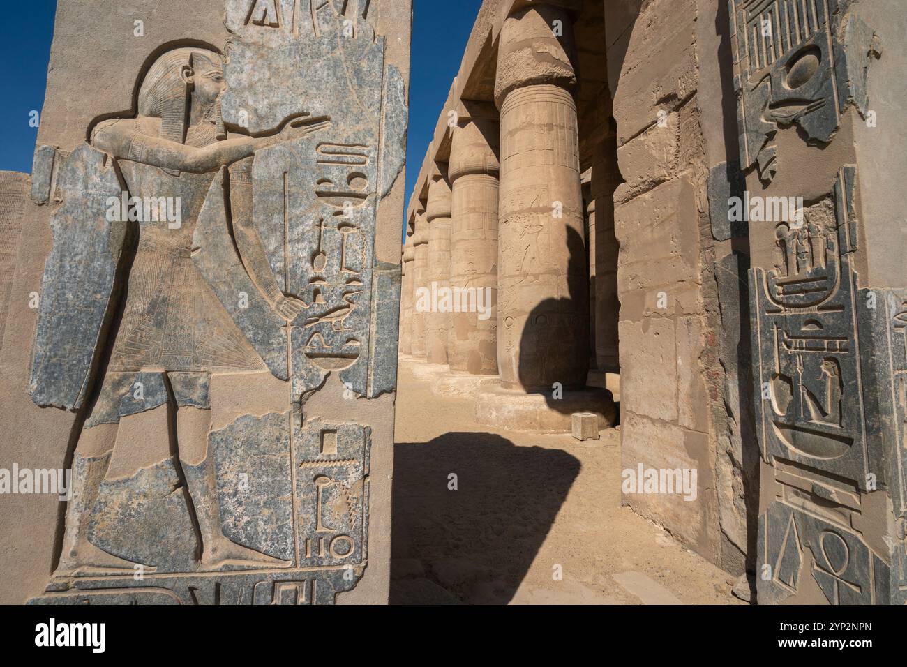 The Temple of Ramesses II (The Ramesseum), UNESCO World Heritage Site ...