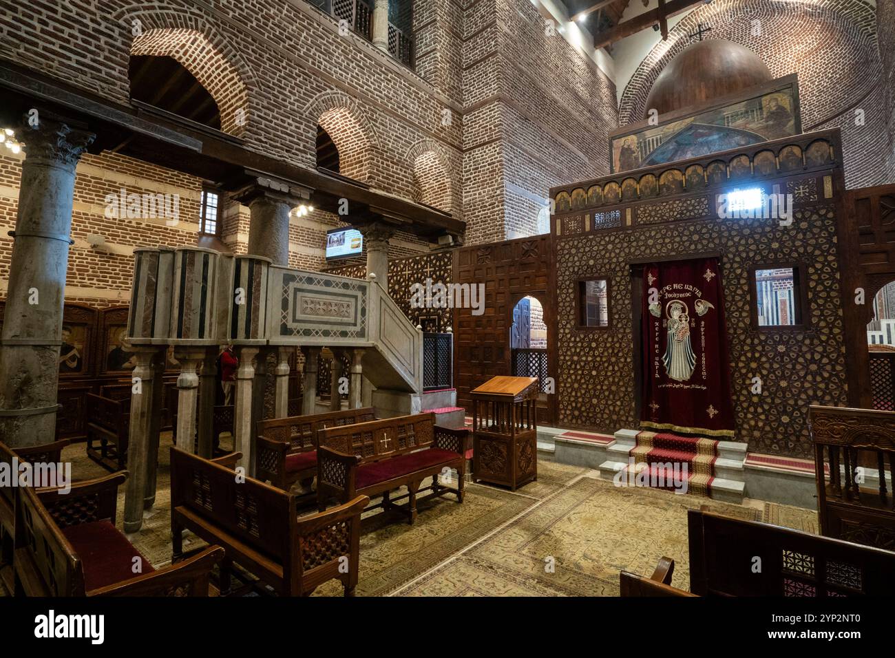 Cavern Church, known as Abu Serga, Christian Coptic church, Cairo ...