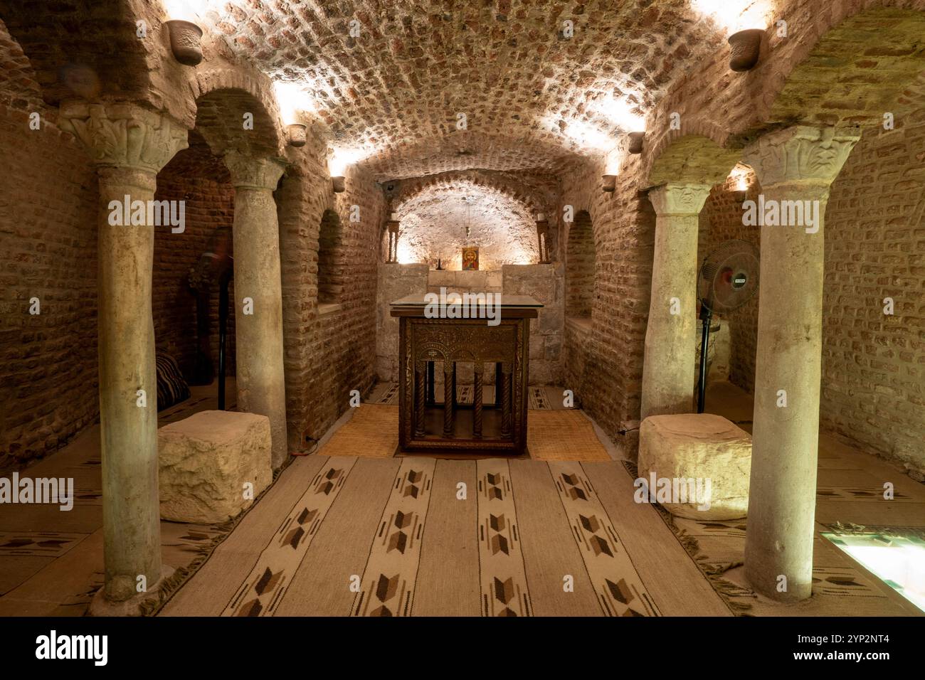 Cavern Church, known as Abu Serga, Christian Coptic church, Cairo ...