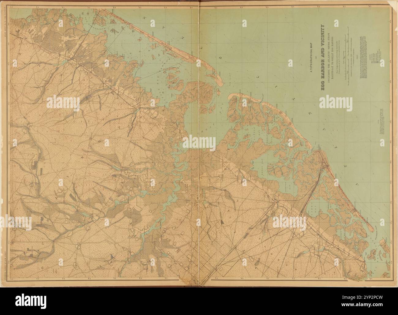 Map of egg harbor hi-res stock photography and images - Alamy