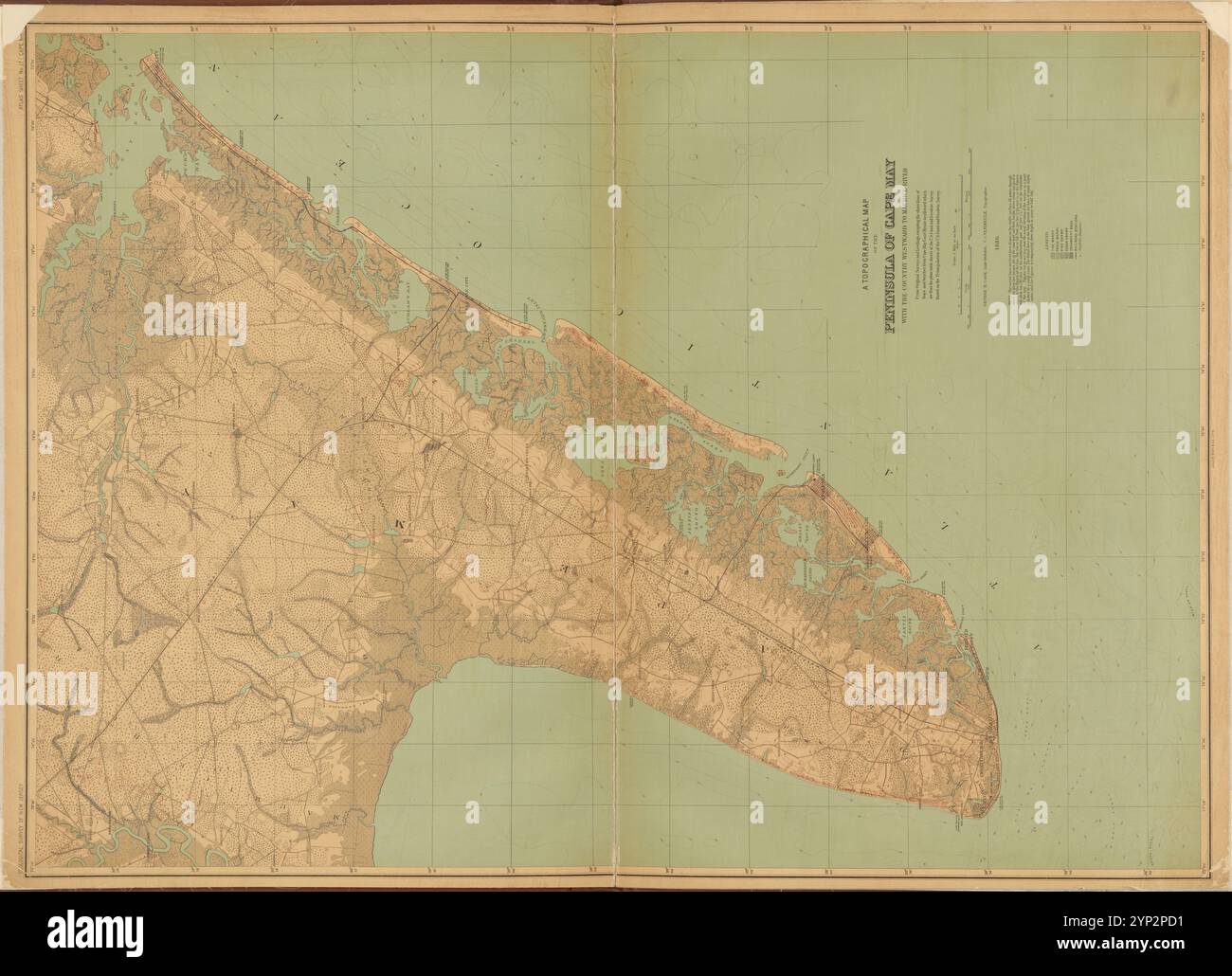 Map of cape may hi-res stock photography and images - Alamy