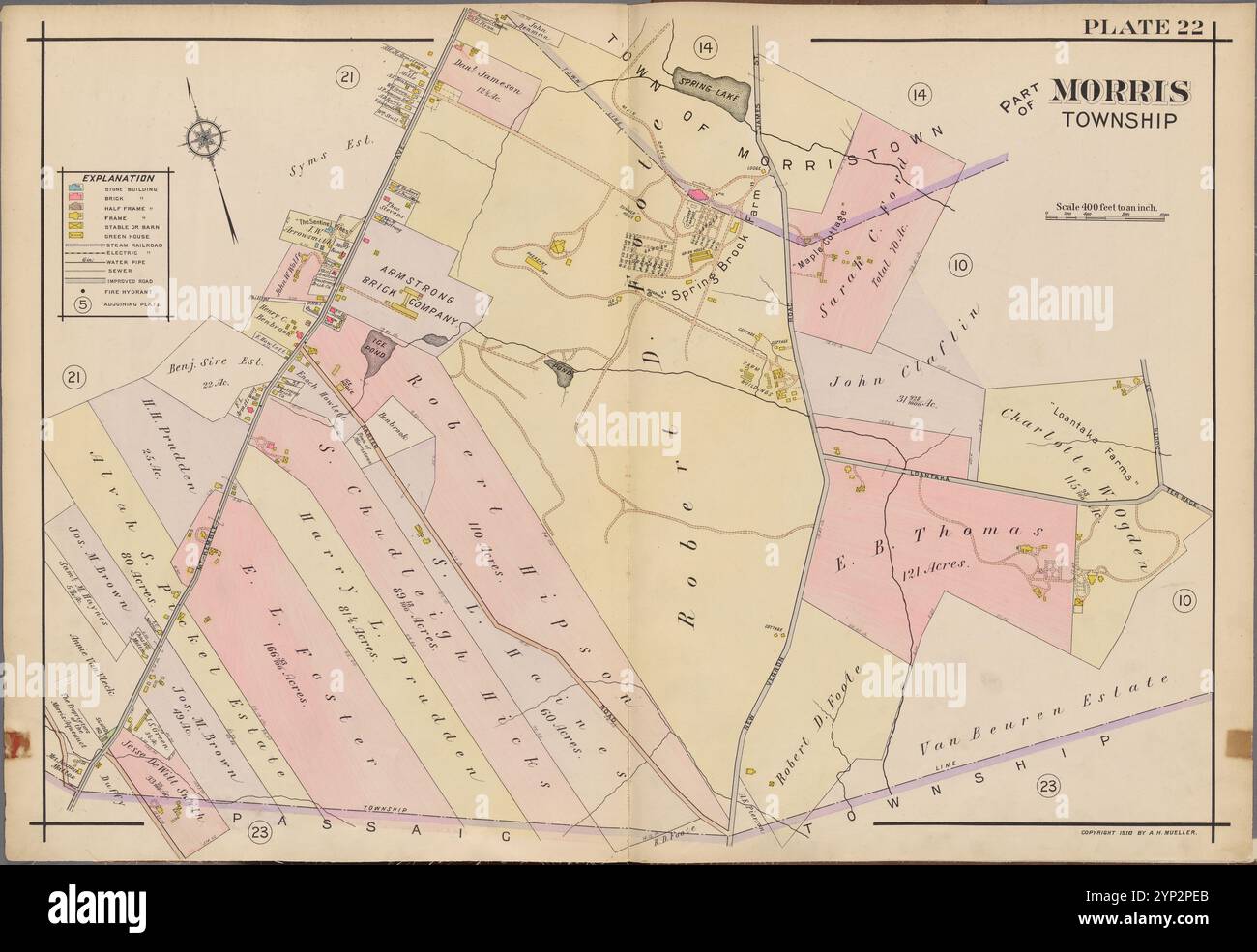 Morris county map hi-res stock photography and images - Alamy