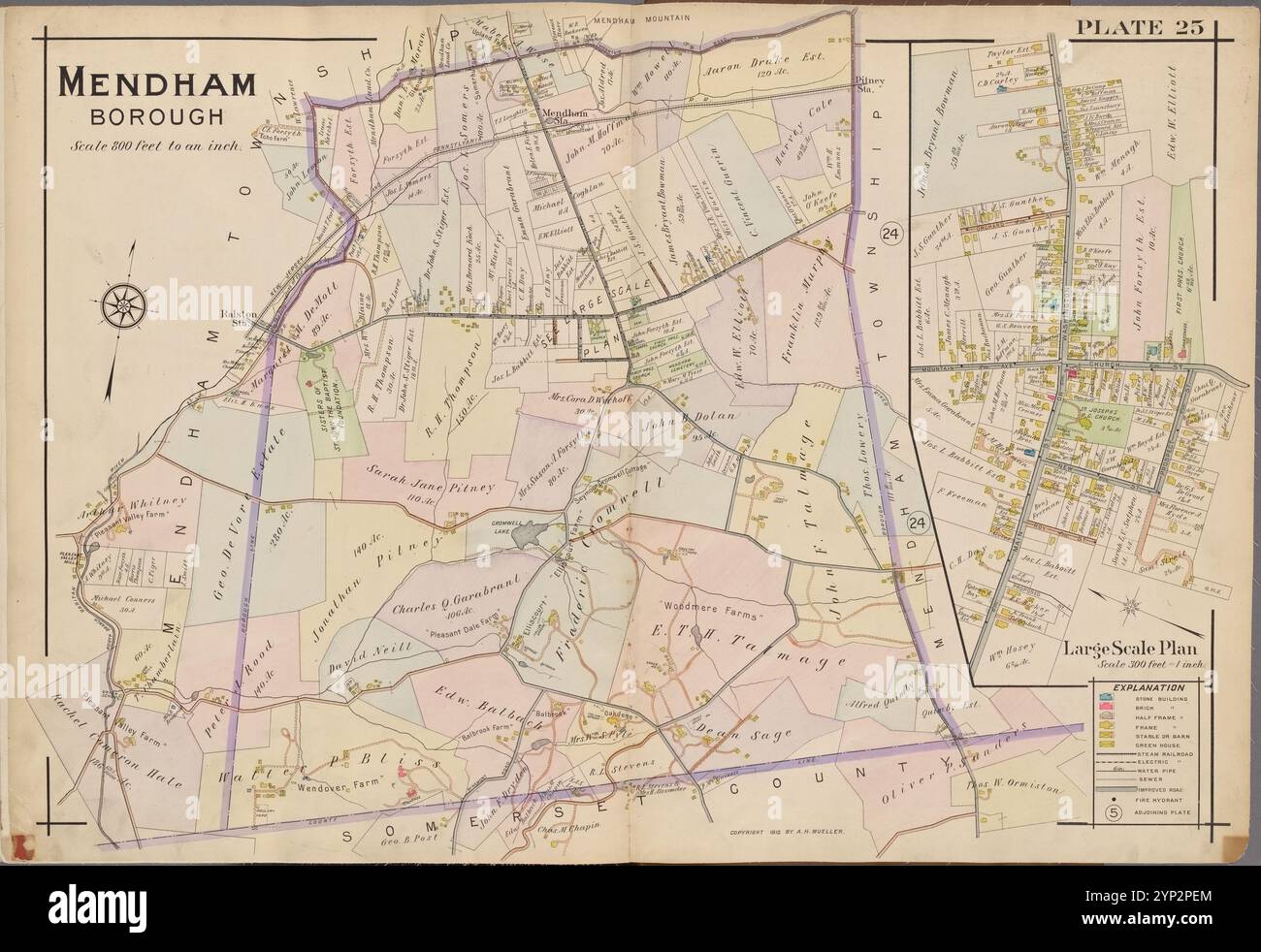 Morris county map hi-res stock photography and images - Alamy