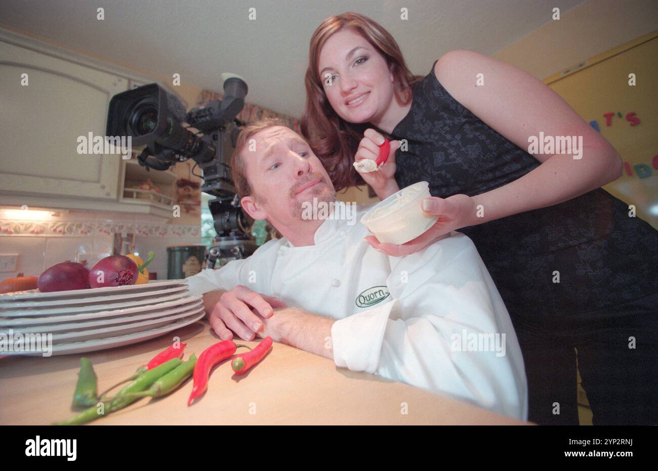 Karen Brady at her home in Solihull West Midlands when she worked with ...