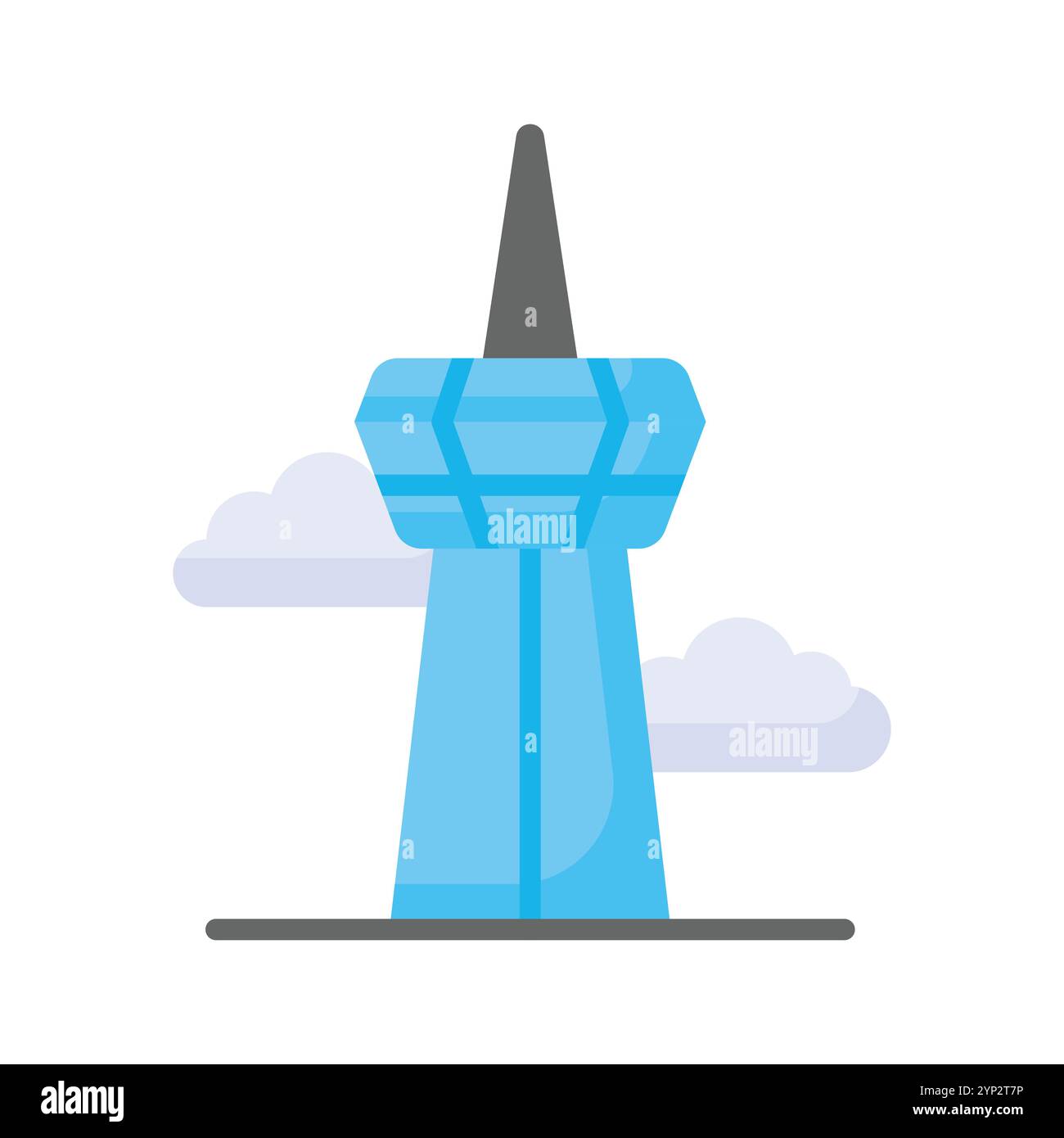 Grab this creatively designed vector of cn tower in modern style Stock ...