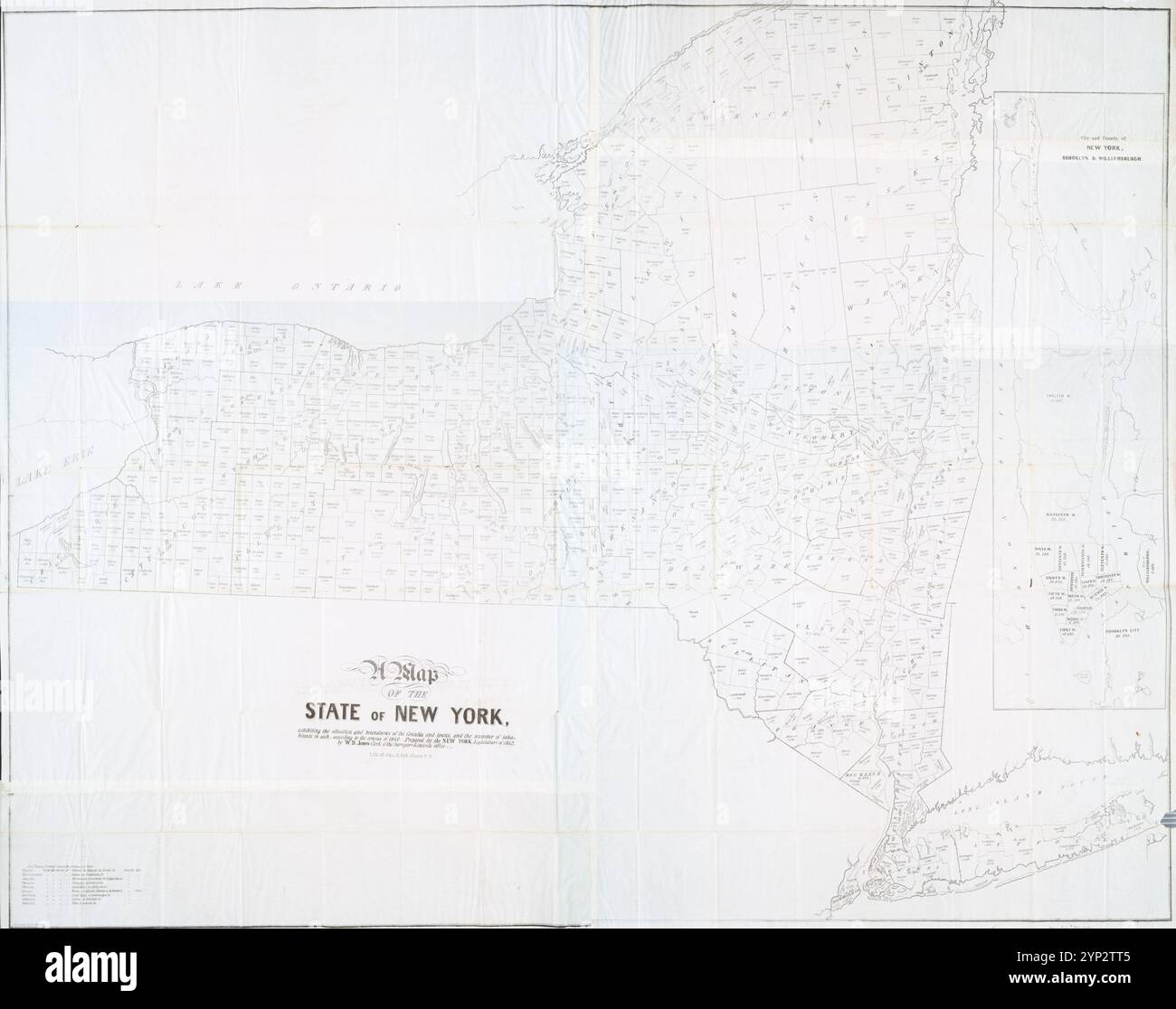 A map of the State of New York : exhibiting the situation and ...