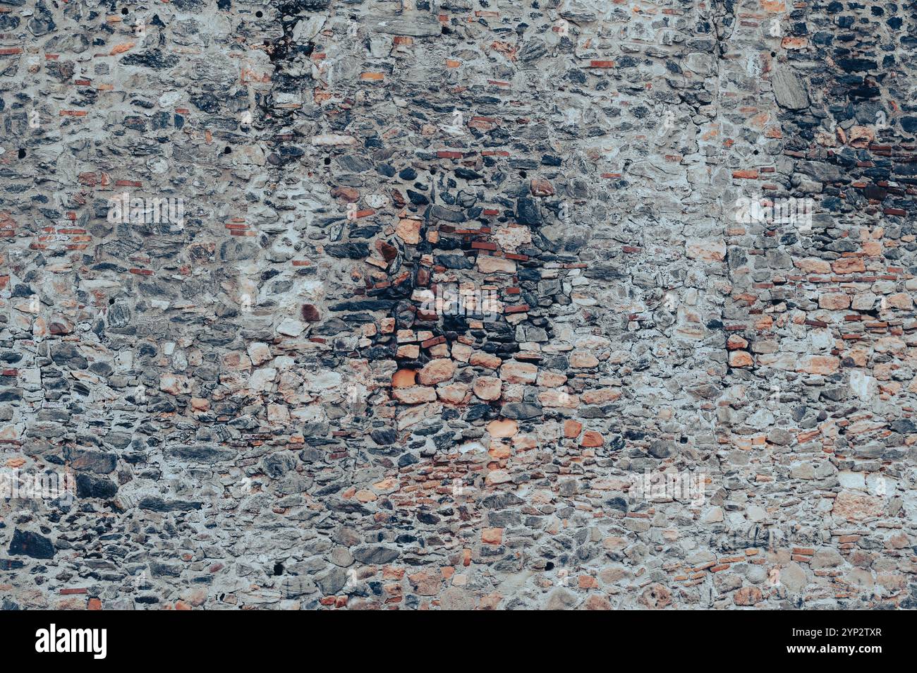 Large rough stones, natural texture fortress wall. Stones of various ...