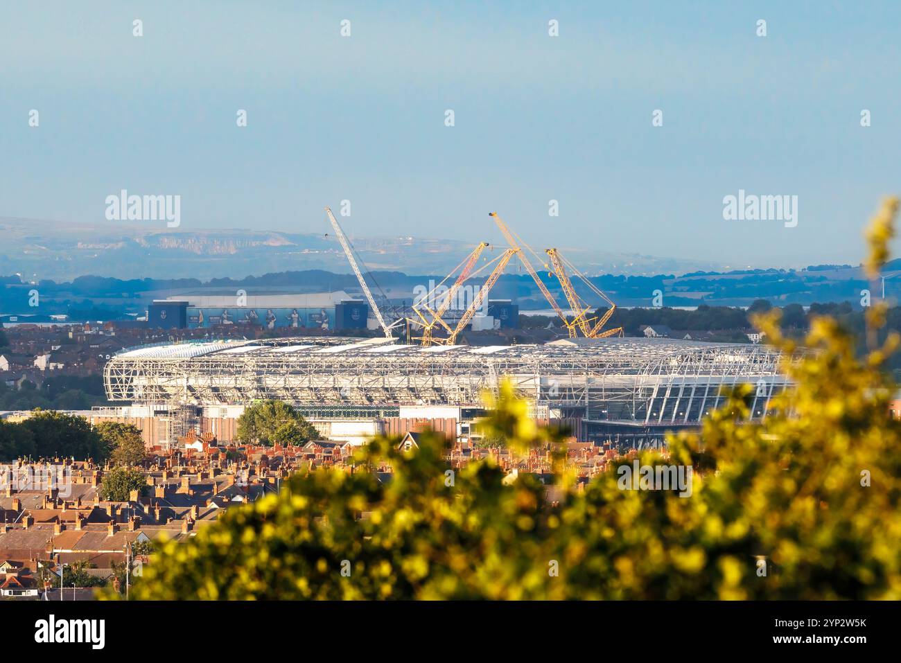 A striking image of Everton Football Club’s new stadium under ...