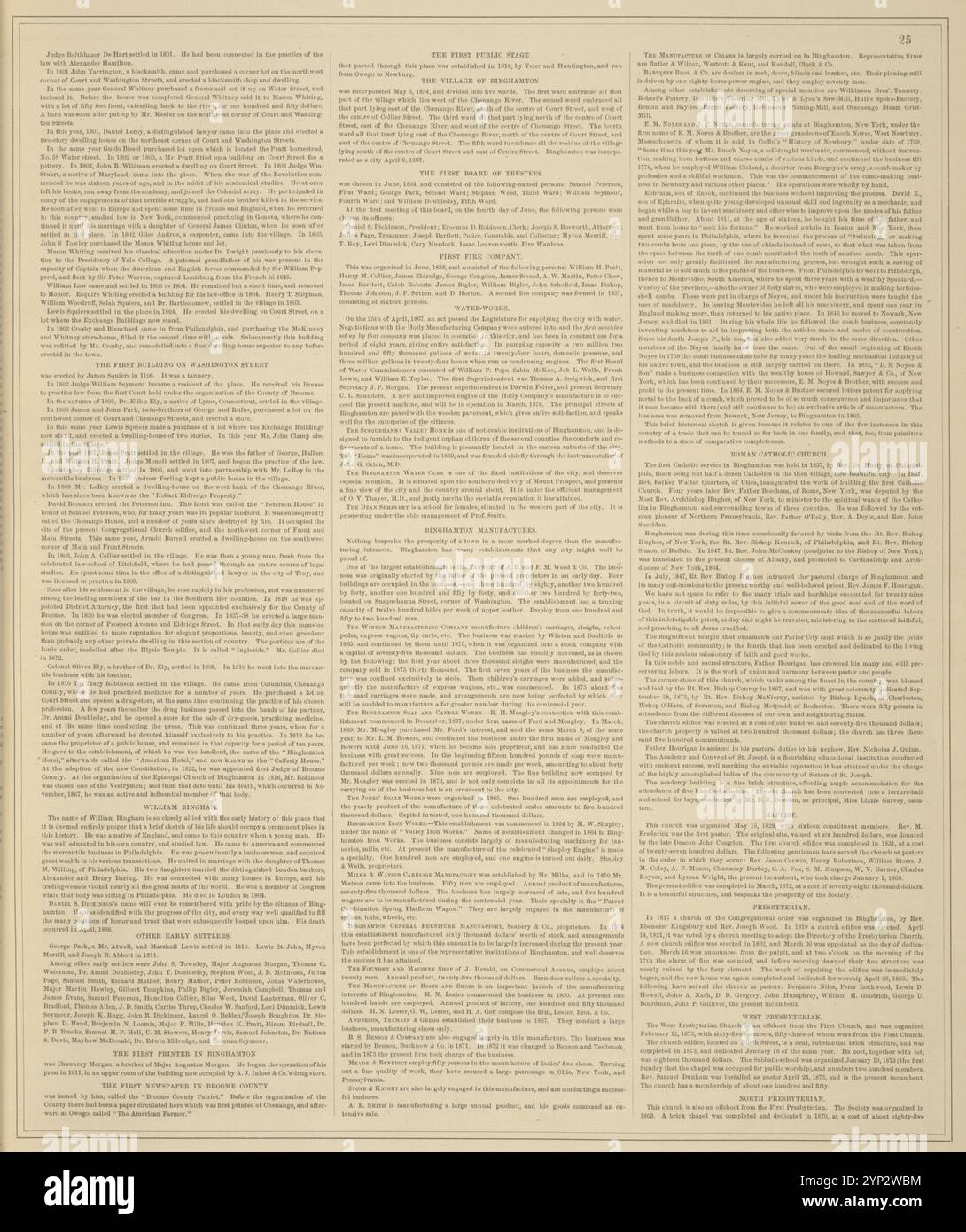 History of the Villages and Townships of Broome County. [cont.] 1876 ...