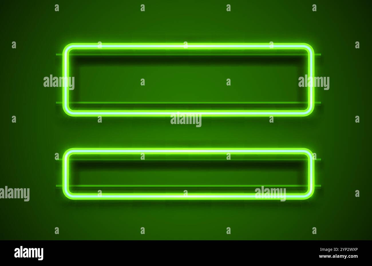 Neon rectangle frame smoke Stock Vector Images - Alamy