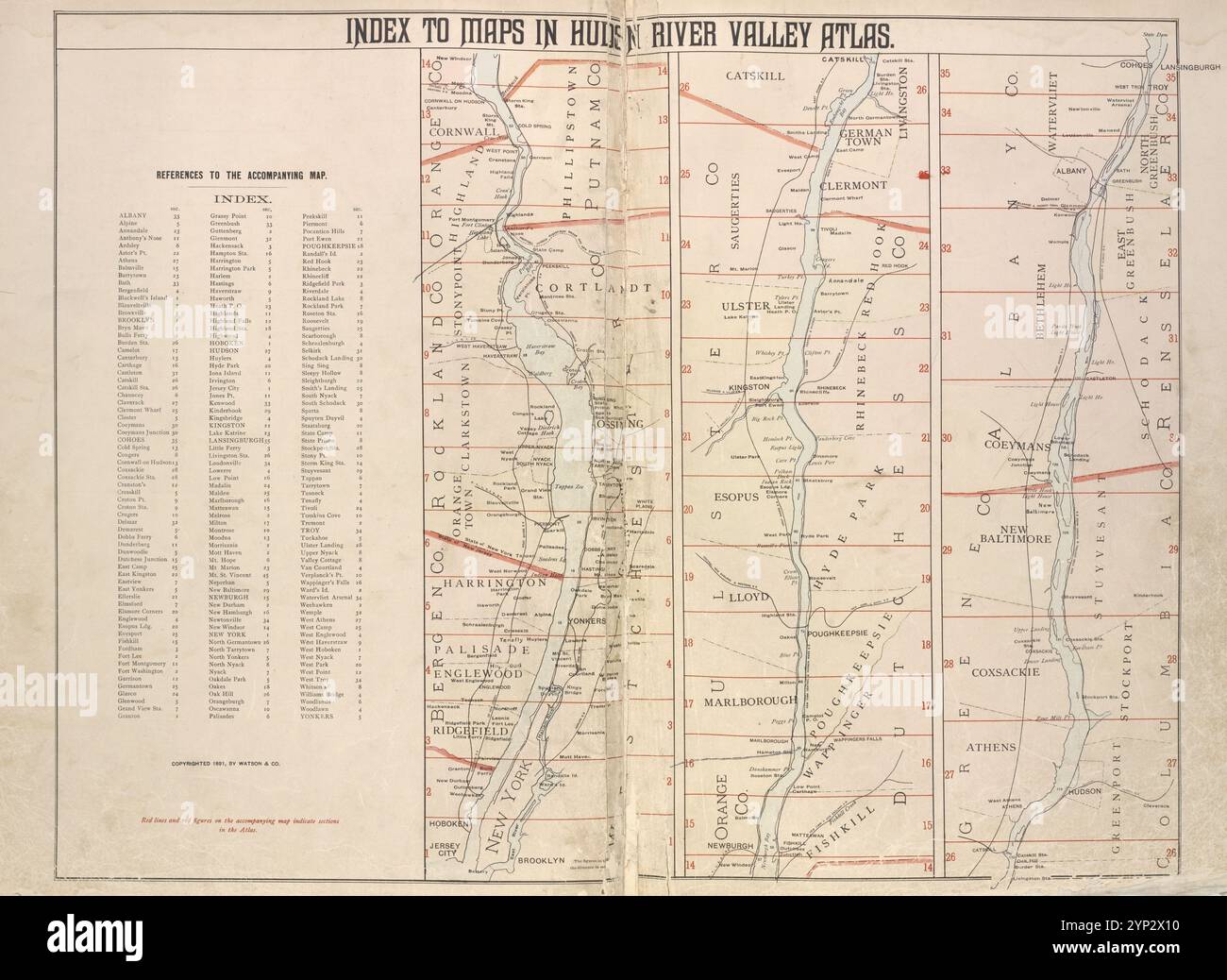 Hudson river valley atlas hi-res stock photography and images - Alamy