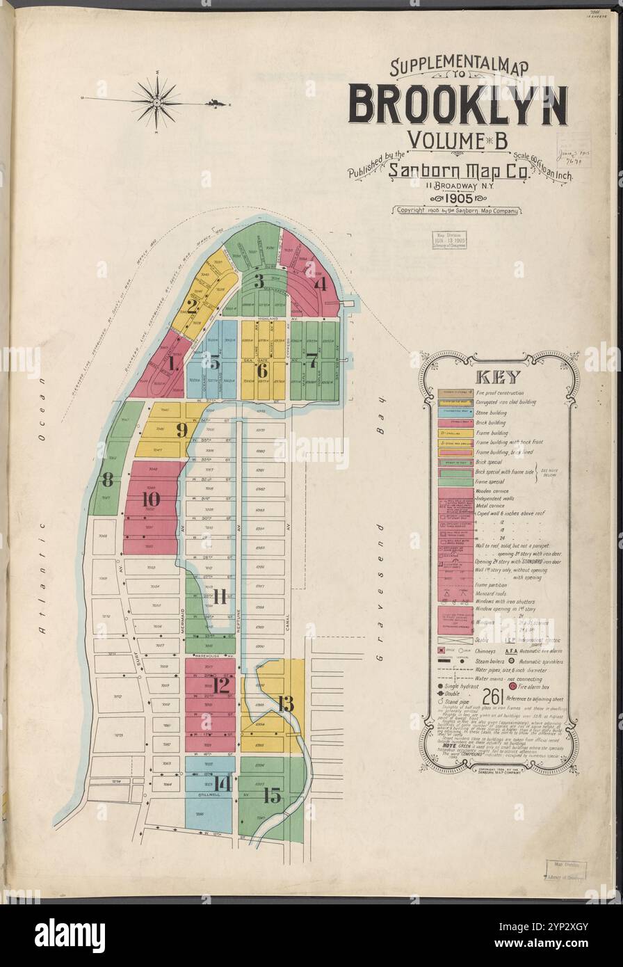 Supplemental map brooklyn volume b hi-res stock photography and images ...