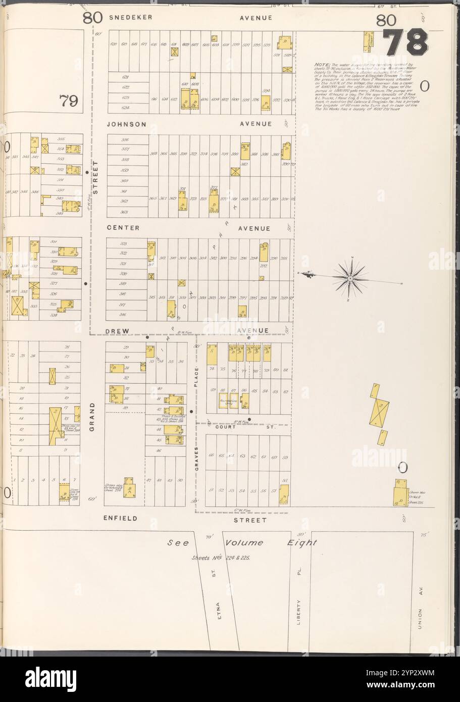 Brooklyn Vol. A Plate No. 78 [Map bounded by Snedeker Ave., Enfield St ...