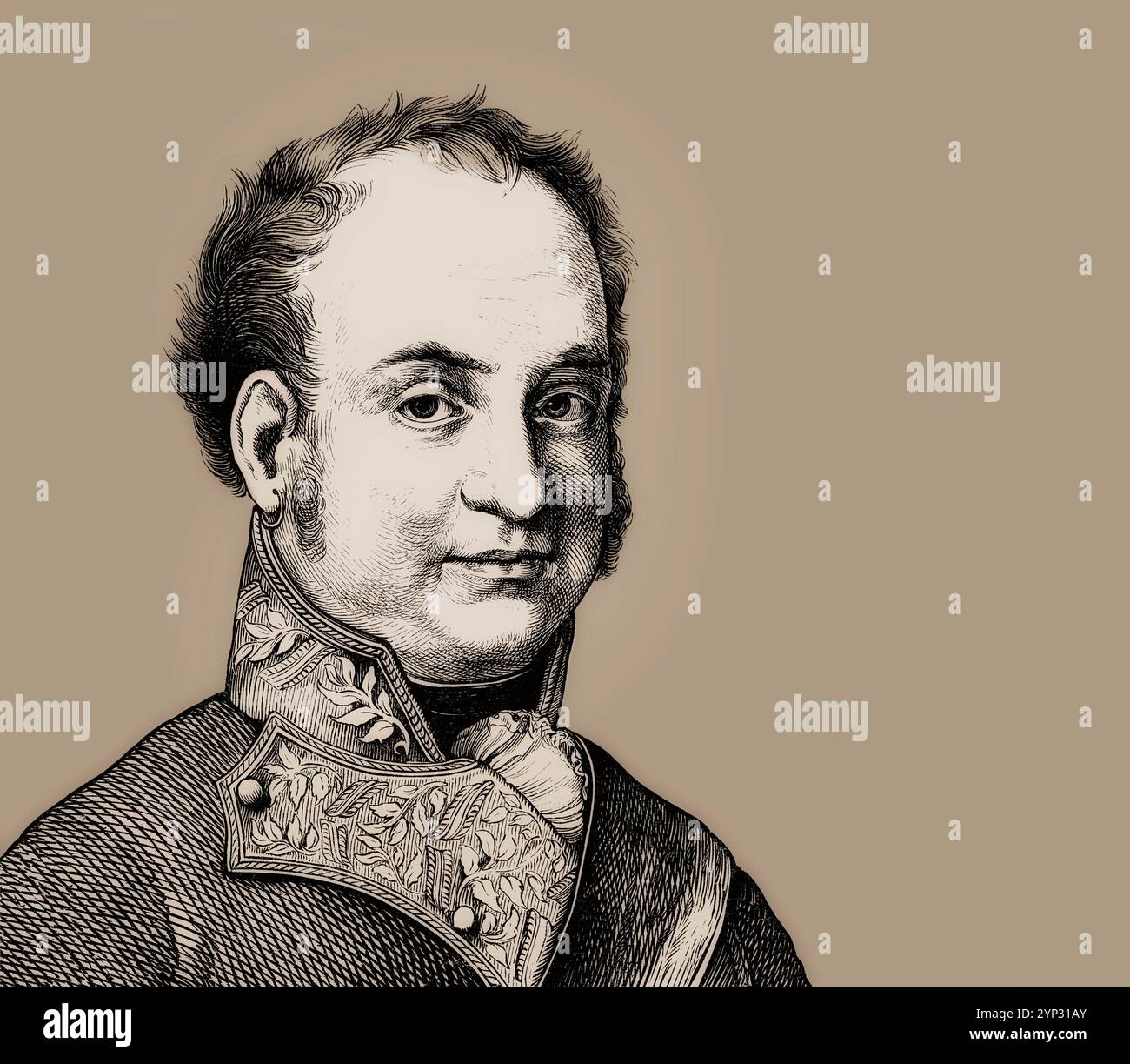 Maximilian I Joseph or Max Joseph, 1756 - 1825, King of Bavaria, Count ...