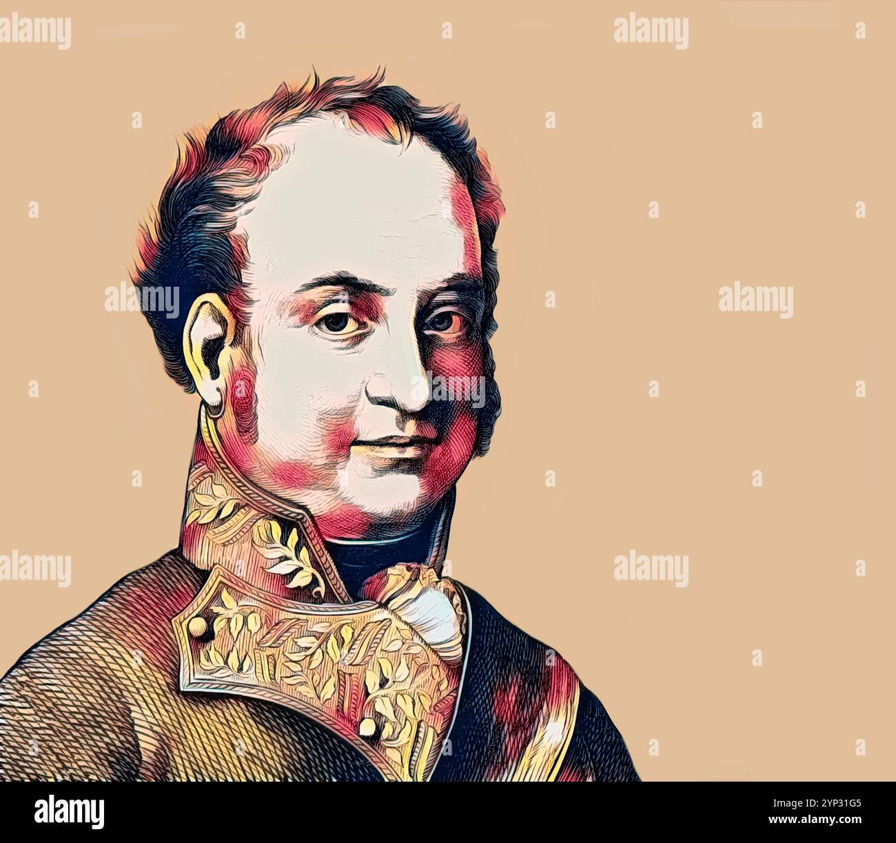 Maximilian I Joseph or Max Joseph, 1756 - 1825, King of Bavaria, Count Palatine of the Rhine ...