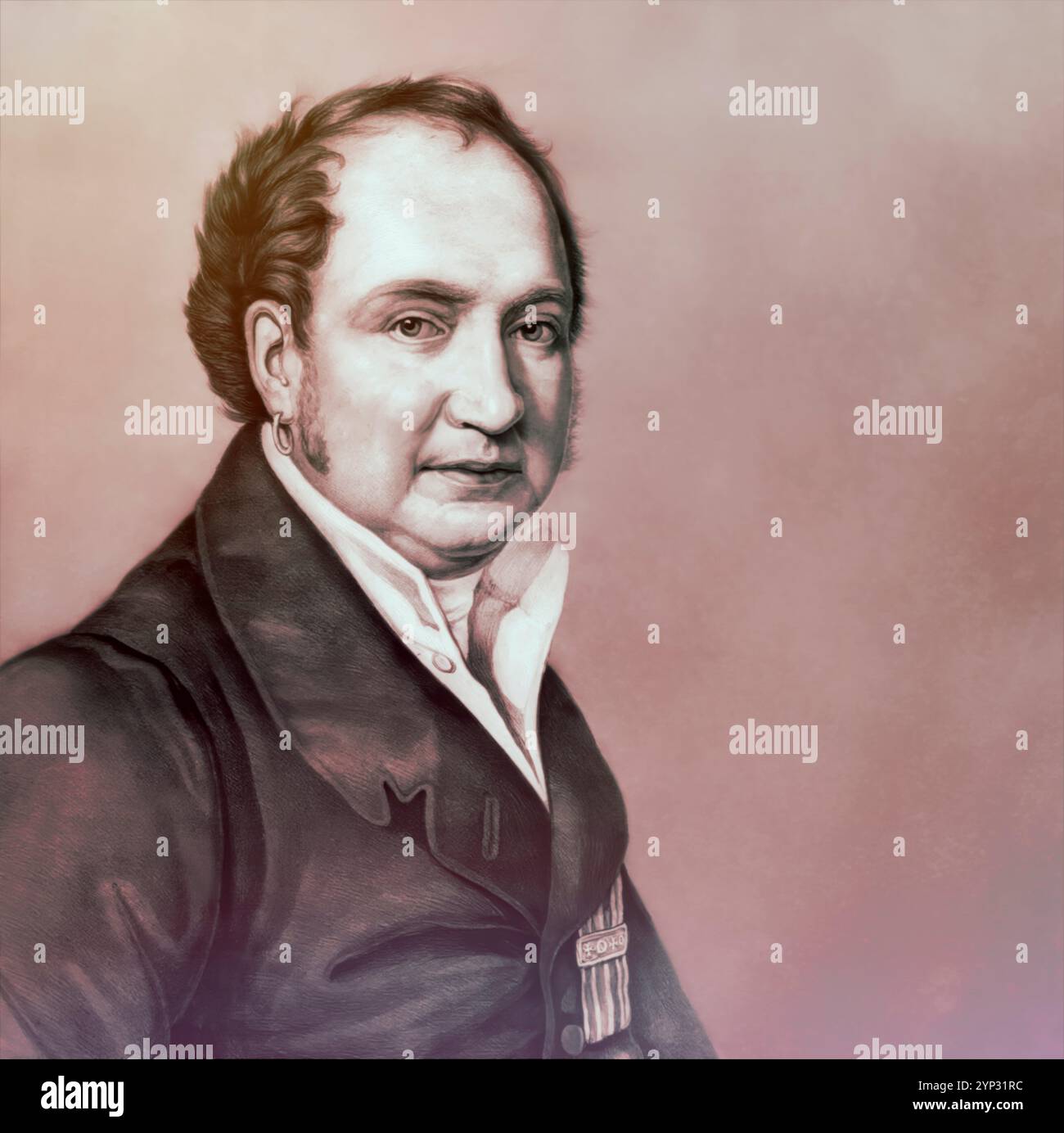 Maximilian I Joseph or Max Joseph, 1756 - 1825, King of Bavaria, Count ...