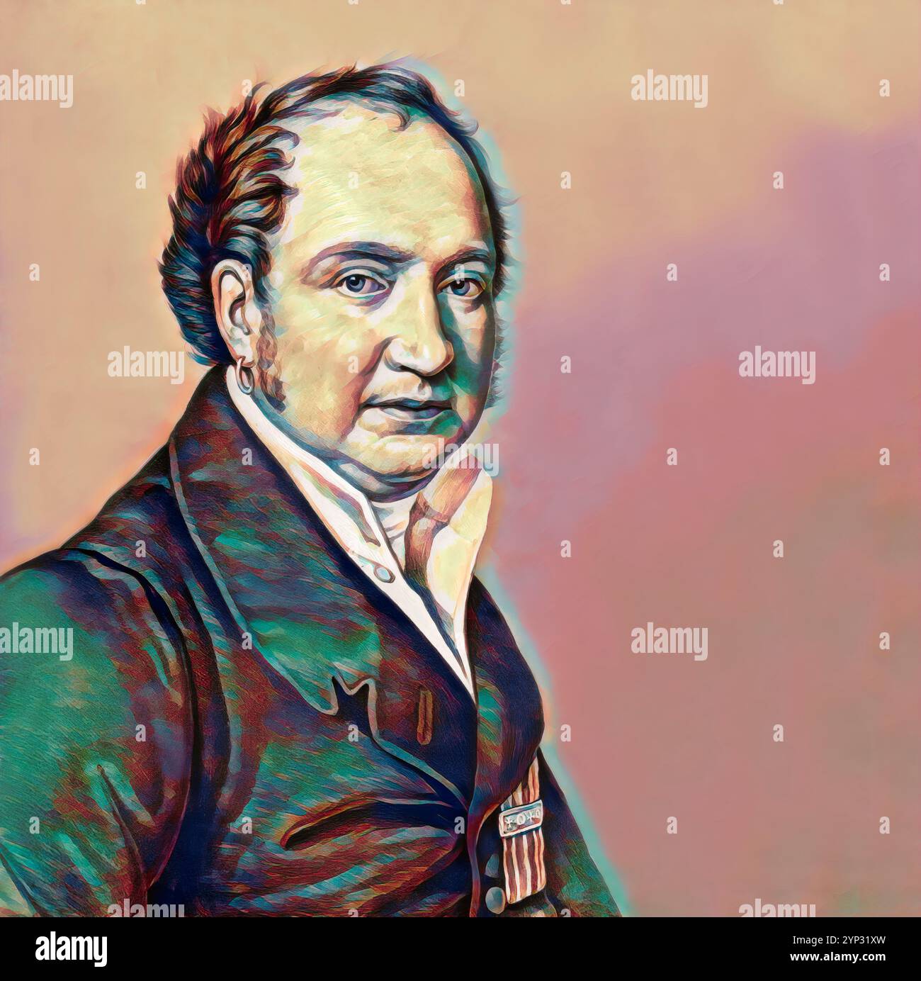 Maximilian I Joseph or Max Joseph, 1756 - 1825, King of Bavaria, Count ...