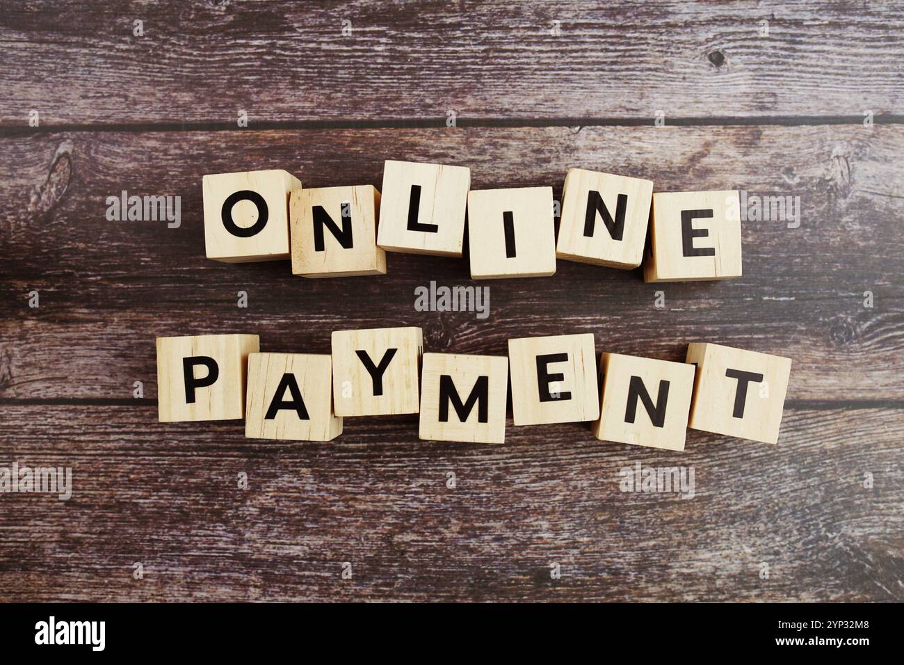 Online Payment word alphabet letters on wooden background Stock Photo ...