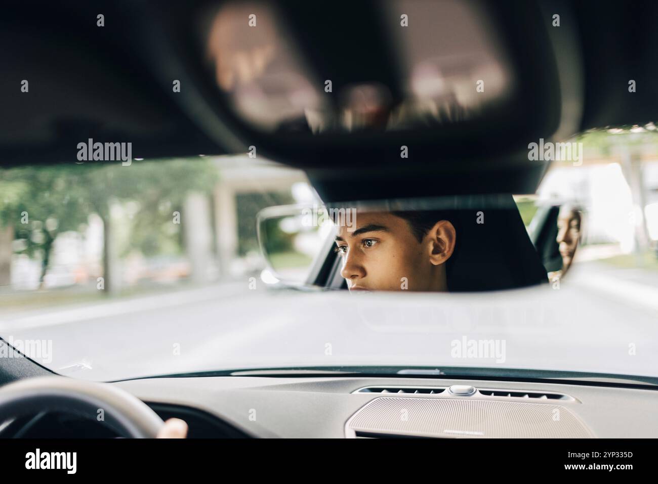 Cars interior seen through rear hi-res stock photography and images - Alamy